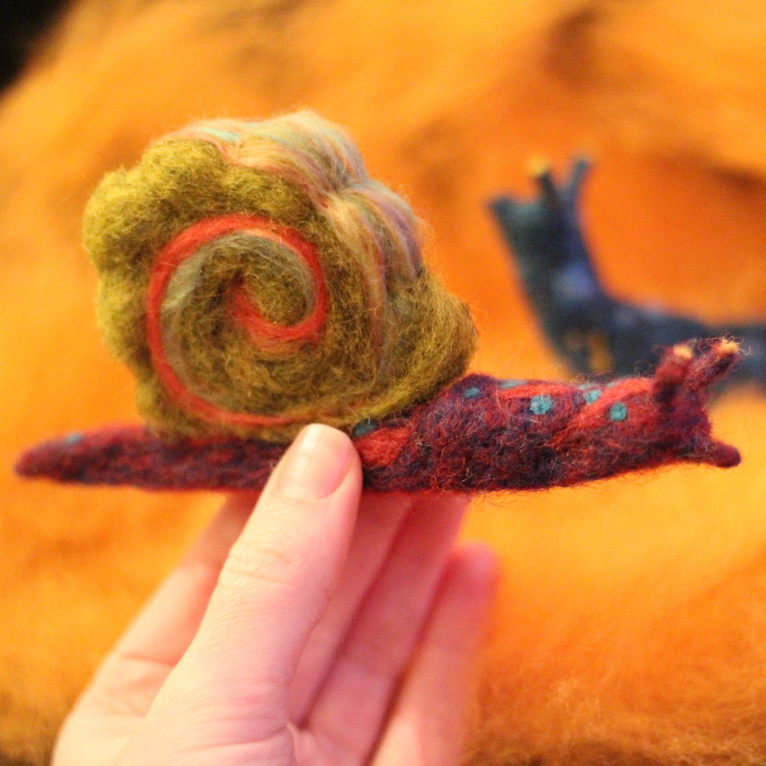 Needle Felt a Space Slug/ Disco Snail | Manchester Craft and Design Centre